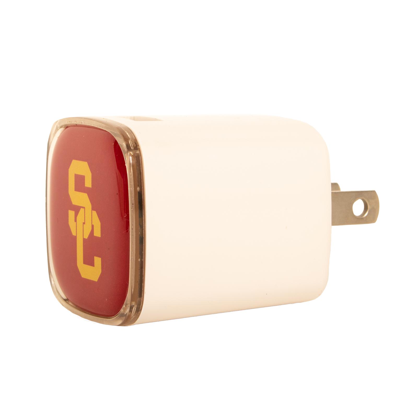 USC Trojans SC Interlock 2 Pack Car Wall Charger USC Bookstores